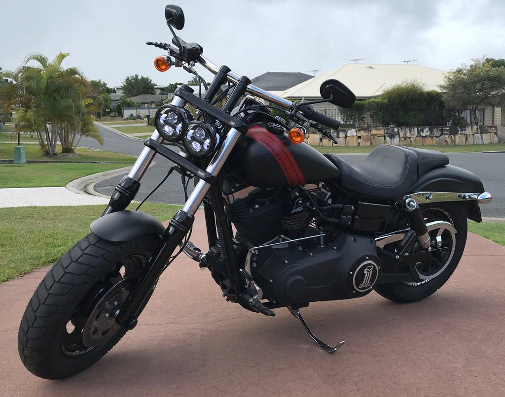 Fat Bob LED Headlight - No More Cyclops® | HogLights