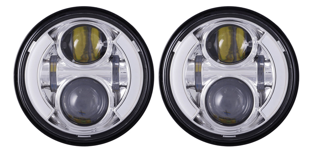Fat Bob LED Headlight - No More Cyclops® | HogLights