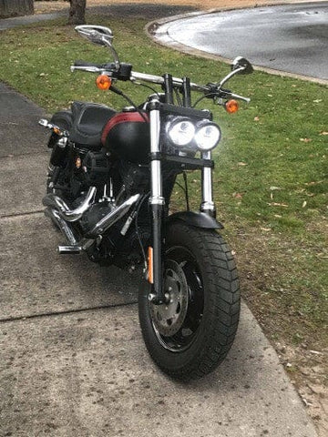 Fat Bob LED Headlight - No More Cyclops® | HogLights