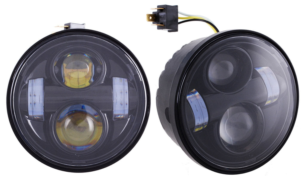 Fat Bob LED Headlight - No More Cyclops® | HogLights