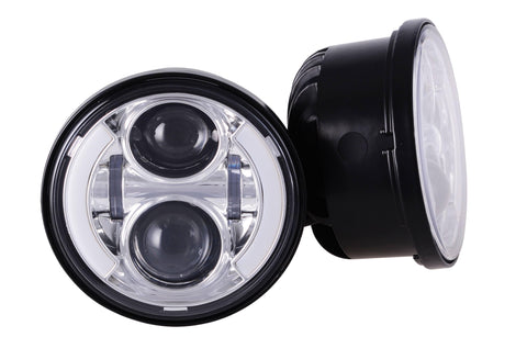 Fat Bob LED Headlight - No More Cyclops® | HogLights