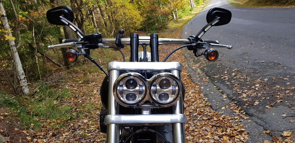 Fat Bob LED Headlight - No More Cyclops® | HogLights