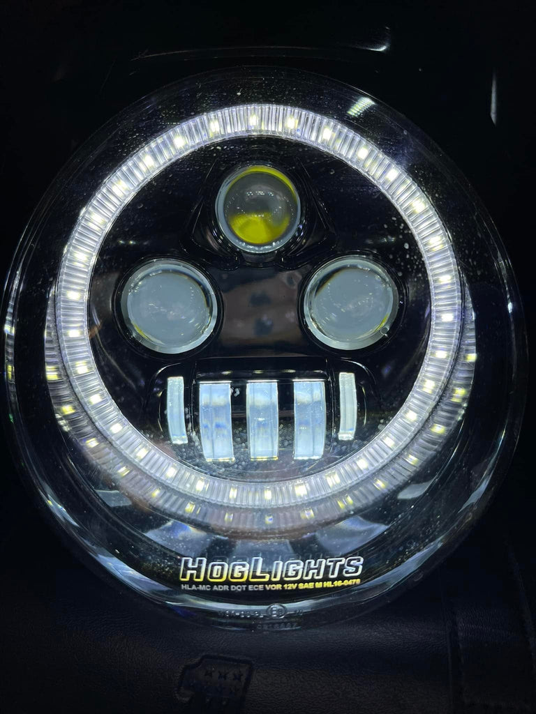 VRSC/V-Rod LED Headlight with Halo | HogLights